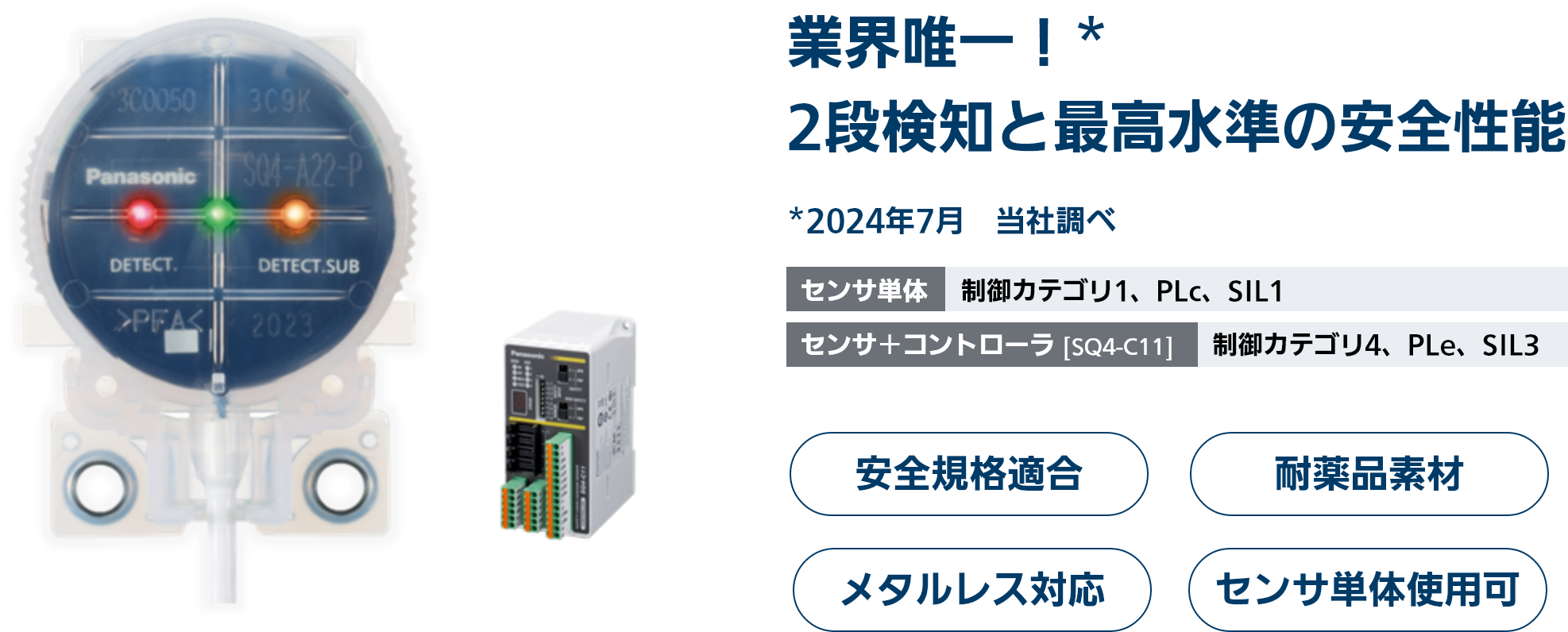3種の漏液センサ 使い分けと選定のポイント | リークセンサ EX-F60・セーフティ漏液センサ SQ4・ファイバセンサ FD-F71 EX ...