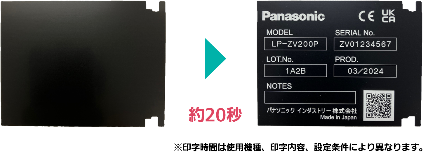 少量・多品種・短納期！ 銘板製作のお悩みをレーザーマーカーで解決 | レーザマーカ LP-ZV | Panasonic